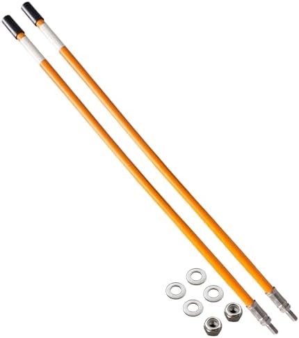 C CLINK 24''Orange Snow Plow Blade Markers Guides Kit Vertical Stud ...