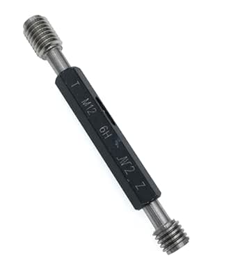 Metric Thread Plug Gage Gauge M12 x 1.25 6H Thread Go and NoGO: Amazon.com: Industrial & Scientific