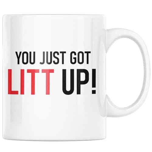 Amazon.com: HHVintage You Just Got Litt Up Mug | Suits TV Show Funny Coffee Cup for Suits | Fan ...
