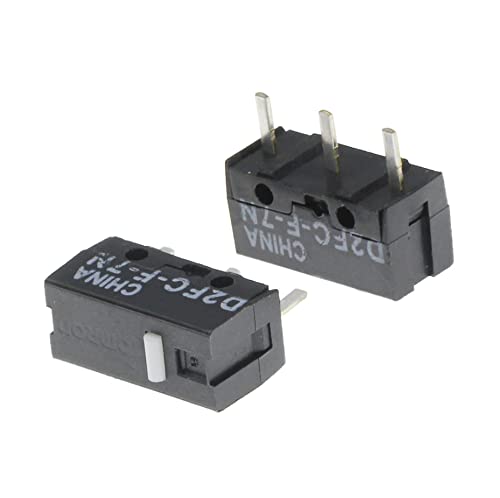 Generic 2pc Original Micro Switch D2FC 7N (2pcs) Black Toggle Push ...