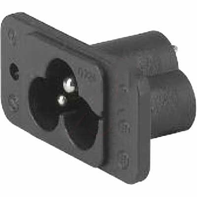 AC Power Entry Modules 2561 C6 Inlet w/ Solid Pins (1 piece): Amazon ...