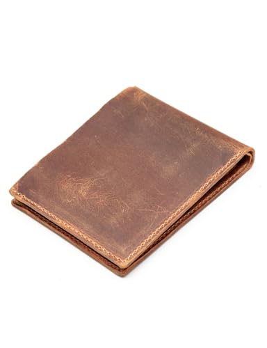 Amazon.com: Handcrafted Genuine Leather Wallets, Minimalist Cardholders ...