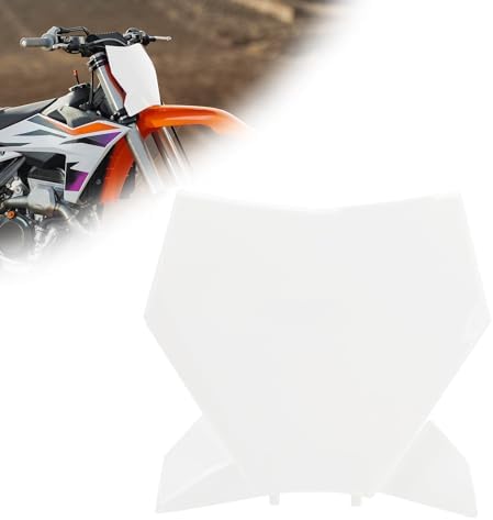 Amazon.com: BAOUFF Dirt Bike Number Plate,Motorcycle Front Number Plate ...