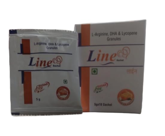 Line Sachet - | L-Arginine, DHA Lycopene Granules | for men & women (5g ...