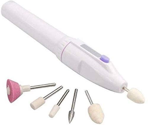 WISHBONE NAIL GROOMING Kit Salon Shaper Art Tip Electric Nails Machine ...