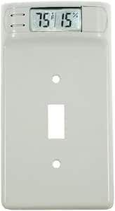 Amazon.com: Plate Pals Thermometer White Toggle w/Relative Humidity ...