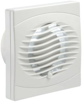 Manrose QF100T Quiet Extractor Fan with Timer for 4"/100mm Duct ...