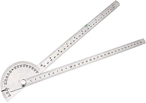 Stainless Steel Protractor with 0-180 Degrees Angle/Instrument Angle ...