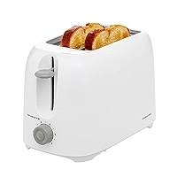 OVENTE Electric 2 Slice Toaster Machine with 6-Shade Toast Settings ...