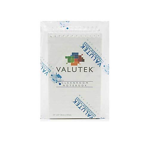 Amazon.com: Valutek 20A00D004PK, Cleanroom Notebook, 50 Sheets, 5.5 ...