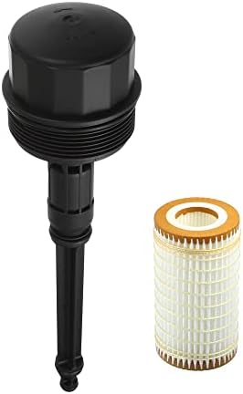 Amazon.com: A ABSOPRO 1 Set Engine Oil Filter and Housing Cover Cap ...