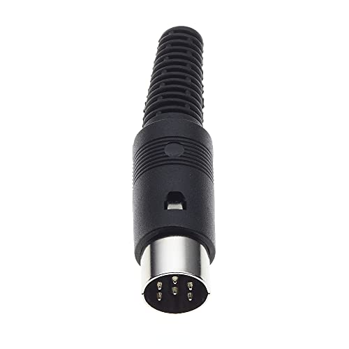 Keple 6 Pin DIN Plug – Male Adapter Socket Audio AV Connector Solder ...