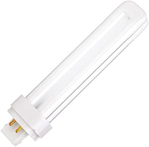 Satco S8339 3500K 26-Watt G24q-3 Base T4 Quad 4-Pin Tube for Electronic and Dimming Ballasts ...