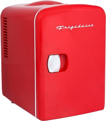 Frigidaire EFMIS175-RED Portable Mini Fridge-Retro Extra Large 9-Can ...
