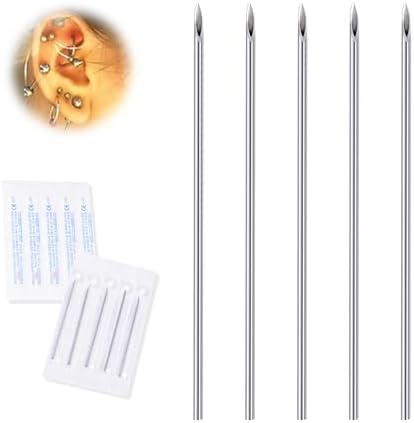 Amazon.com: 20G Body Piercing Needles,10pcs DJCIW Sterile Disposable ...