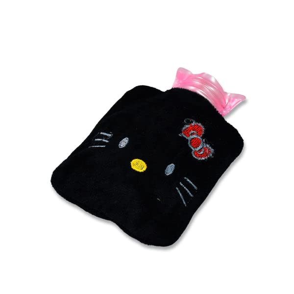 SBL Black Hello Kitty Small HOT Water Bag with Cover for Pain Relief ...