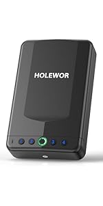 Amazon.com: HOLEWOR Gun Safe, Biometric Gun Safe for Handgun Drop Down ...