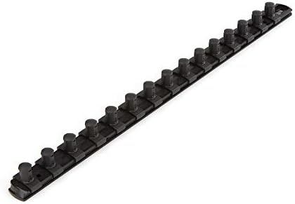 Amazon.com: TEKTON 1/4 Inch Drive x 13 Inch Socket Rail, 15 Clips ...