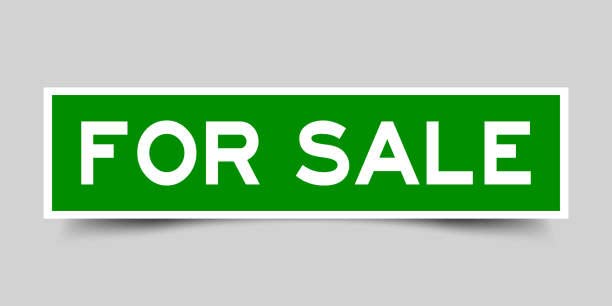 For Sale Green Color sign board, Foam board fixed with PVC Waterproof ...