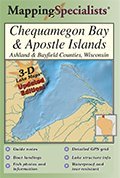 Chequamegon Bay & Apostle Islands 3-D Lake Map (Wisconsin): Mapping ...