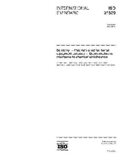 ISO 21530:2004, Dentistry - Materials used for dental equipment ...