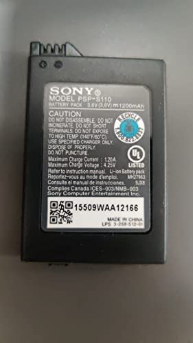 GR KANT Battery for PSP-2000, PSP-2001, PSP-2003, PSP-2004, PSP-3000 ...
