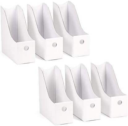 Amazon.com: Simple Houseware White Magazine File Holder Organizer Box ...