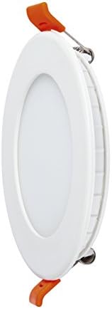 Crompton Plastic Recessed Eco 12-Watt Round Led Panel Light (Warm White ...