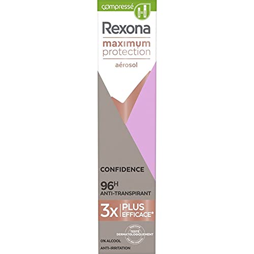Rexona Deodorant Spray für Damen, komprimiert, Confidence maximal, Schutz für 96 Stunden, 100 ml ...