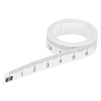 PATIKIL Adhesive Ruler, 100cm Backed Tape Measure Tape Sticker Tape ...