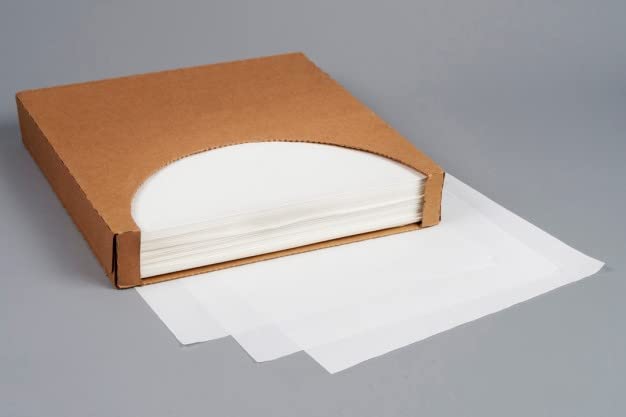 Buy Plain White Greaseproof 12x12 Wrap Sheets, 1000 pcs, Brown Paper ...