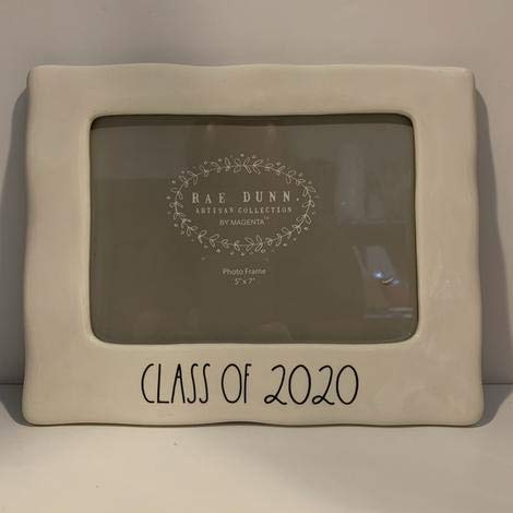 Rae Dunn CLASS OF 2020 Photo Frame - Glazed Ceramic - 5x7 inches ...
