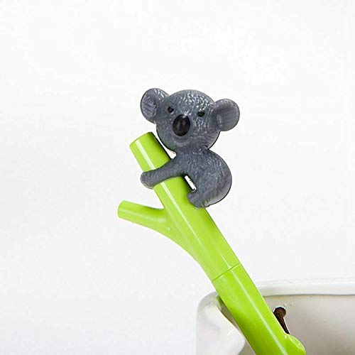 ELECTROPRIME Cartoon Pen Cute Koala Bear Gel Ink Plastic Pen with 0.5mm ...
