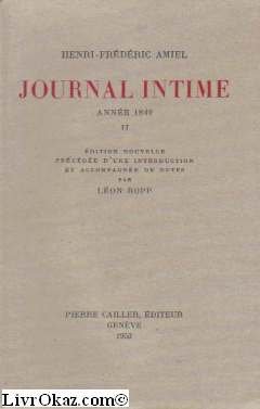 Amazon.com: Journal intime - année 1849 - II.: unknown author: Books