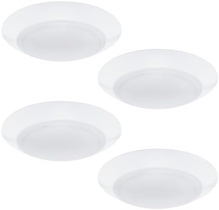 WAC Lighting Disc 6in LED Round Flush Mount with Recessed Retrofit Kit ...