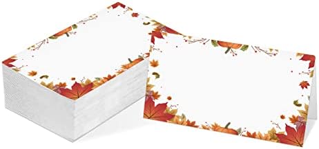Amazon.com: Table Place Card, Fall Harvest Thanksgiving Themed Tent ...