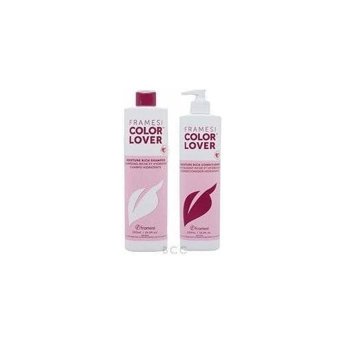 Framesi Color Lover Moisture Rich Shampoo & Conditioner Duo Set 16.5 oz ...