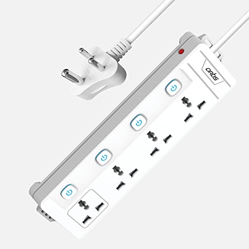 Artis AR-4MS 4 Universal Sockets with Multi Switch Surge Protector ...