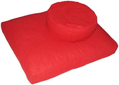 Oscar Home Round Zafu & Zabuton Meditation Yoga and Mat Cushion Combo ...