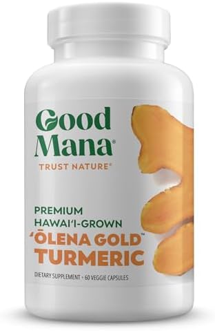 Amazon.com: Good Mana Olena Gold Hawaii-Grown Turmeric Supplement ...
