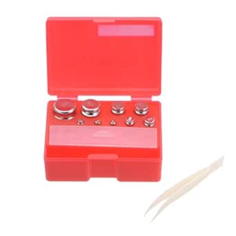 HARFINGTON 1g-100g Calibration Weight Set M1 Precision Stainless Steel ...