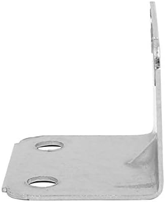 Aexit 50pcs de fixation de renfort d'angle de support à angle droit en ...