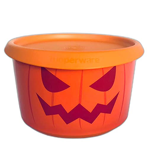 Tupperware Bingo 940 ml orange Halloween motif coffee sugar dry storage ...
