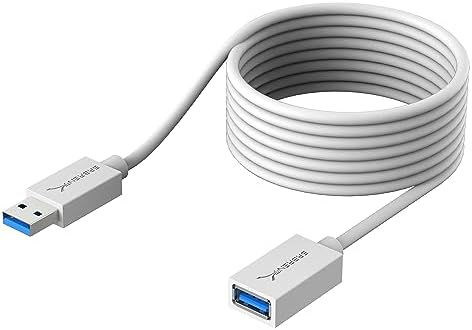 Amazon.com: Costyle White USB Extension Cable, 2-Pack USB 2.0 10ft/3m ...