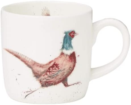 Royal Worcester Wrendale Designs 0.3 Litre Mug Set Owl Pheasant Cow and ...