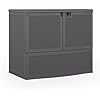 Amazon.com: Suncast Backyard Oasis Vertical Deck Box, 195-Gallon Patio ...
