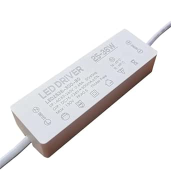 Amazon.co.jp: LED Driver 300mA 1-3w 4-7w 8-12w 15w 20w 18-24w 25-36w ...