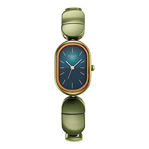 Buy Titan Analog Green Dial Women's Watch-95147KD02 at Amazon.in