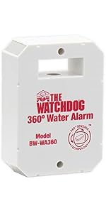 The Basement Watchdog Compact 110 dB 360° Water Alarm Detects Water on ...
