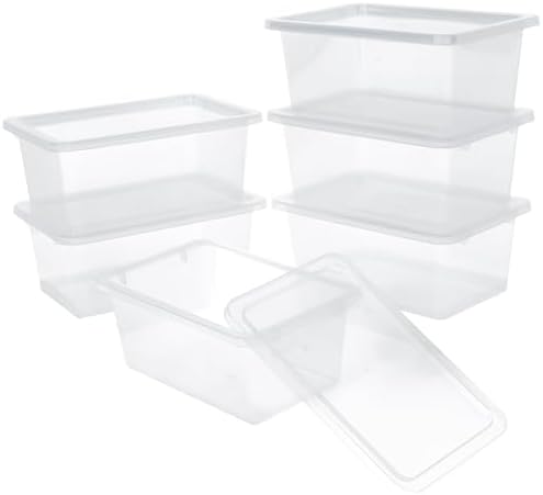 Amazon.com: YKLSLH 4 Pack Storage Bins with Lids, 72Qt Plastic Storage ...